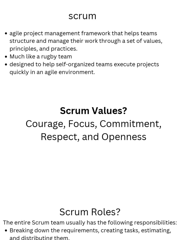 Scrum | Download Free PDF | Scrum (Software Development) | Agile ...