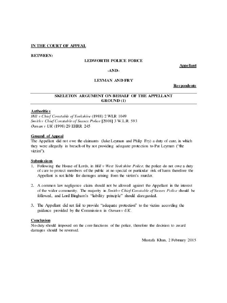 Sample Skeleton Submissions | PDF