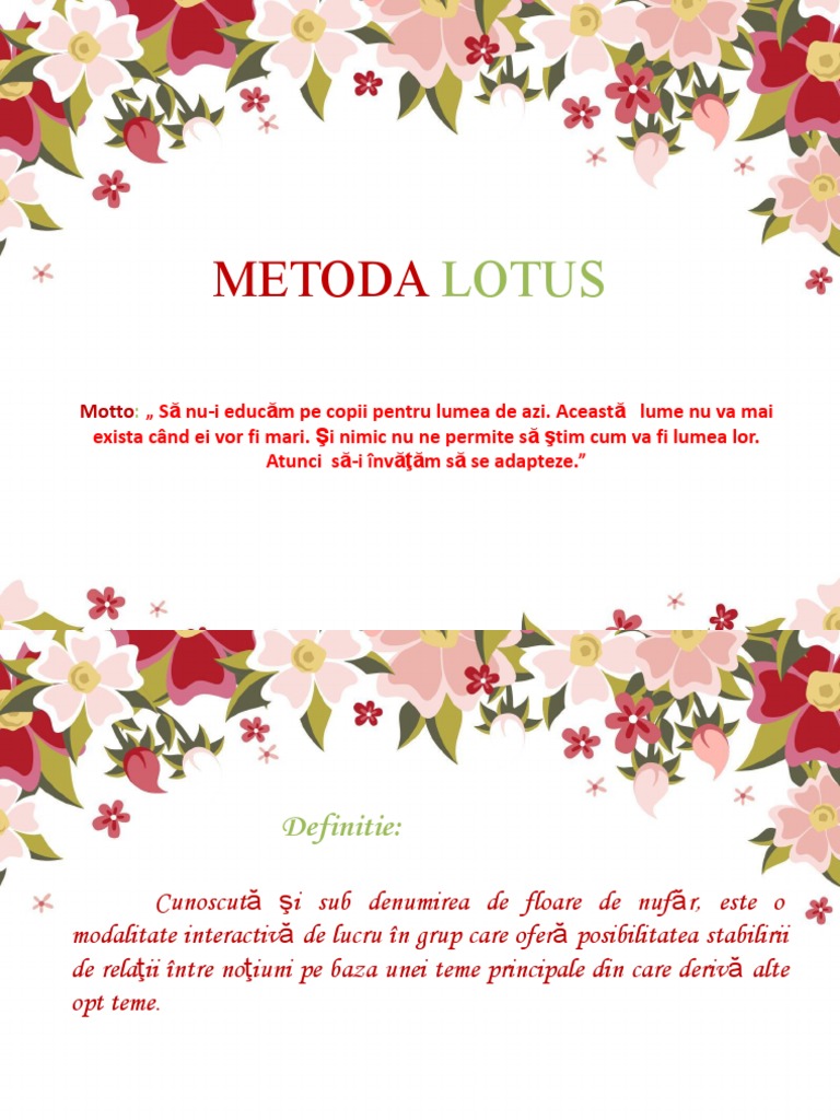 Metoda Lotus | PDF