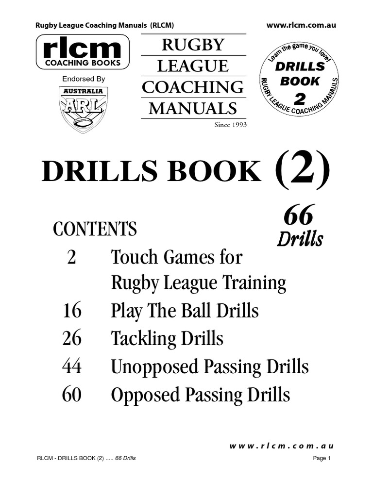 Drills Book 02 | PDF | Rugby Football | Team Sports