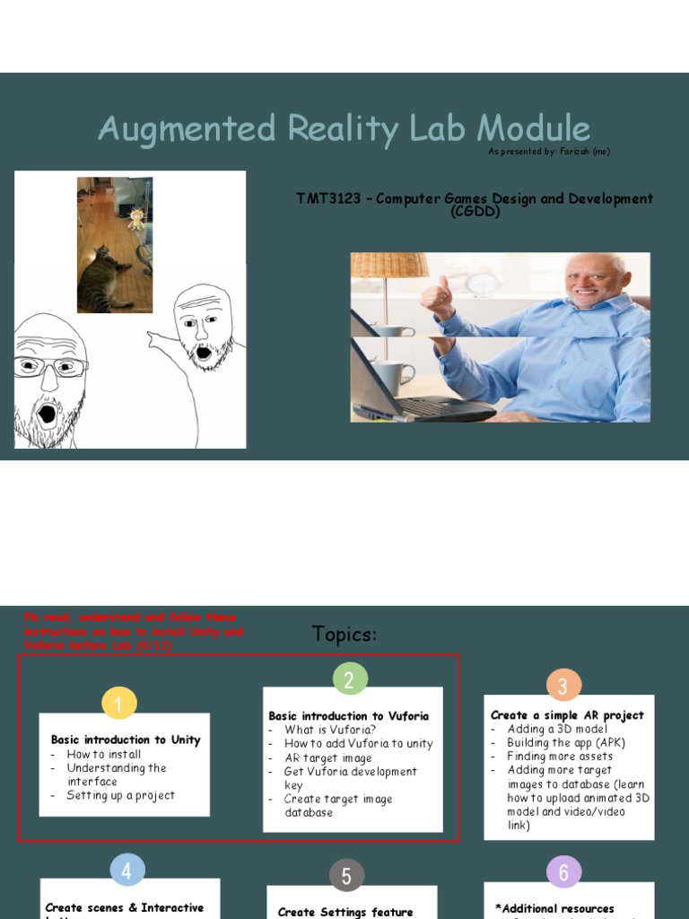 Basic Introduction To Vuforia | PDF | Augmented Reality | Unity (Game ...