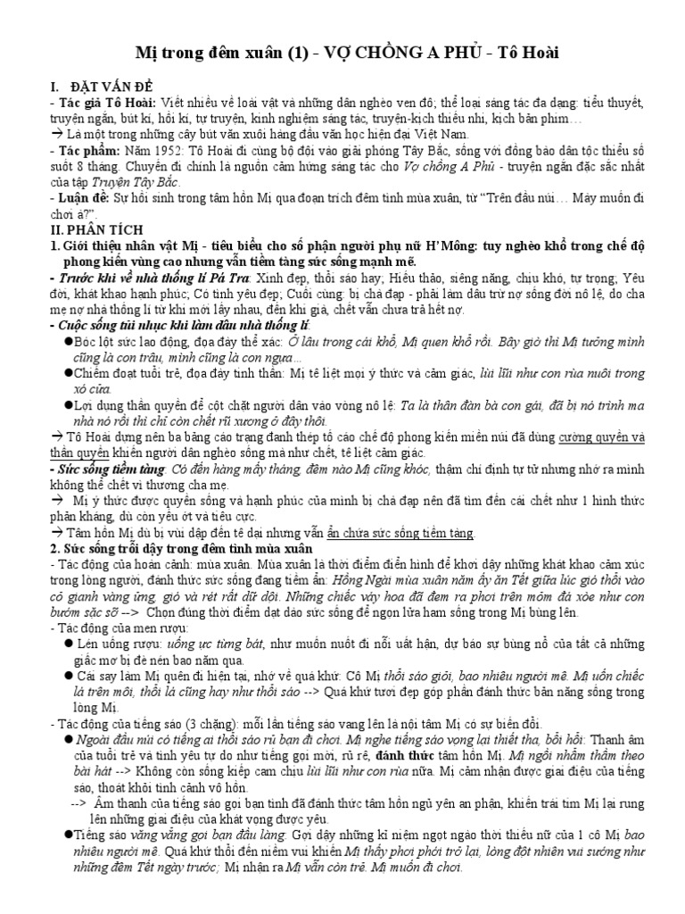 V CH NG A PH Đêm Xuân 1 | PDF