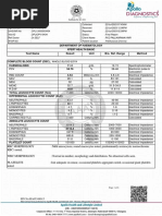 Blood Test Report | PDF | Medical Specialties | Clinical Medicine