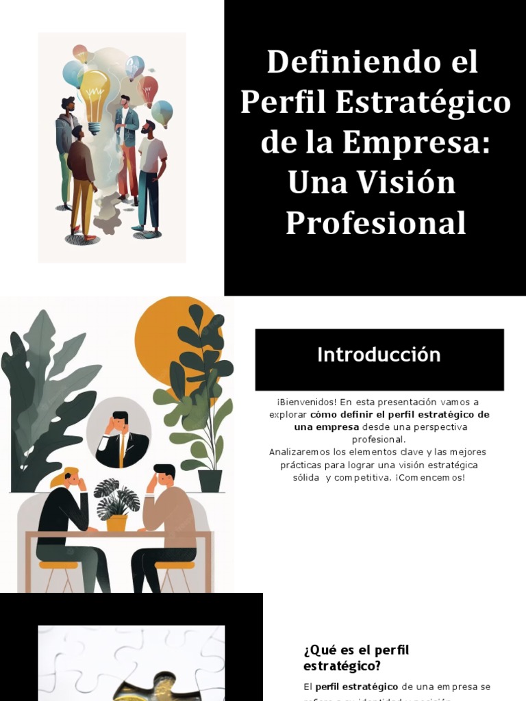 Definición del Perfil Estratégico Empresarial | PDF | Business ...
