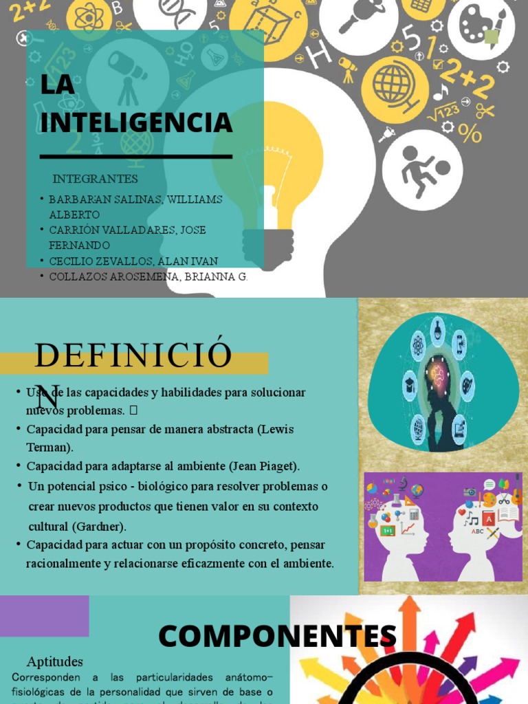 La Inteligencia | PDF | Inteligencia | Cociente de inteligencia