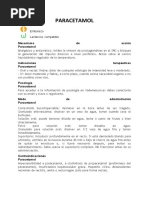 Paracetamol 600 mg: Usos y Precauciones | PDF | Enfermedades y ...