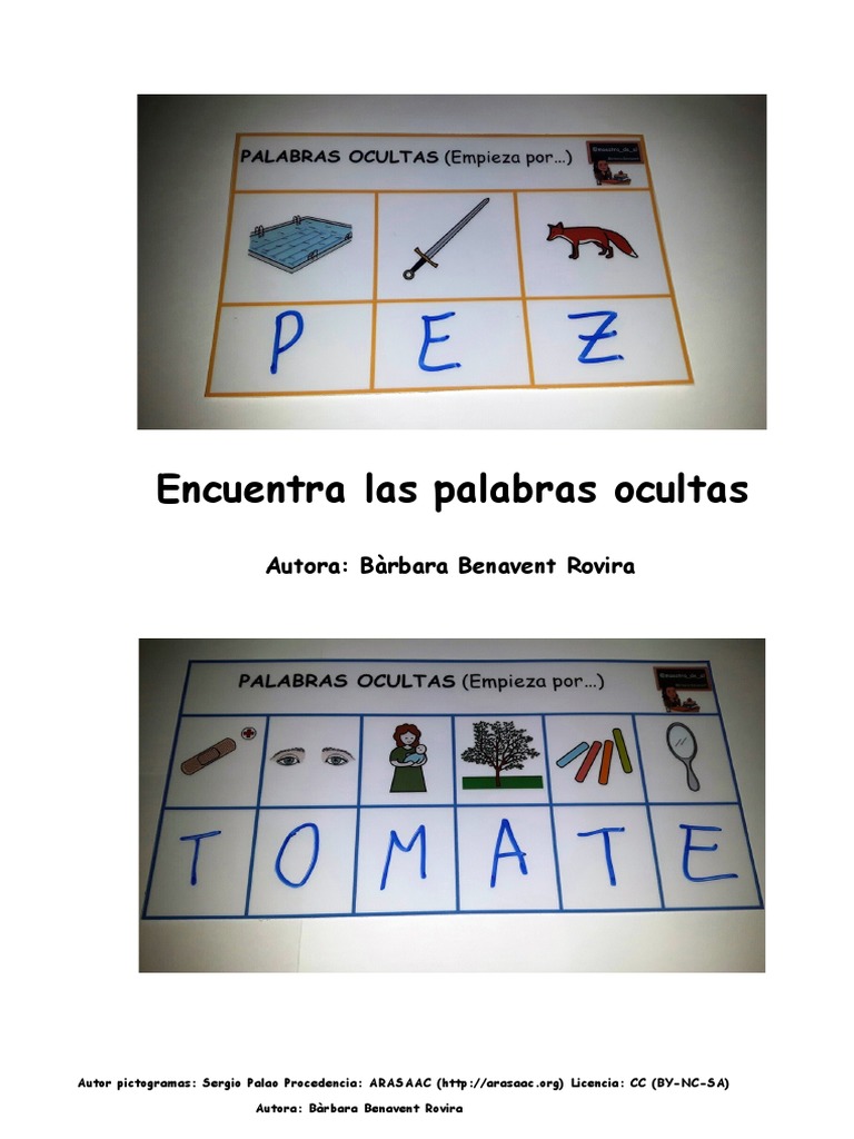 Encuentra Palabras Ocultas Divertidas | PDF