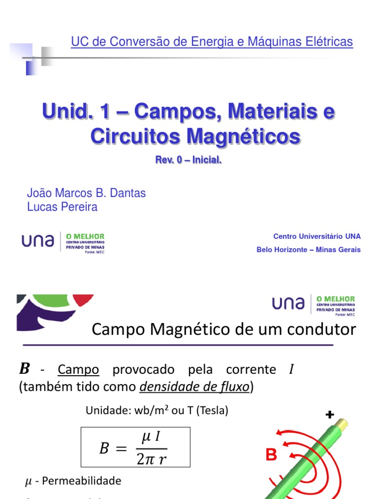 Campos e Circuitos Magnéticos: Conceitos e Cálculos | PDF | Magnetismo | Campo magnético