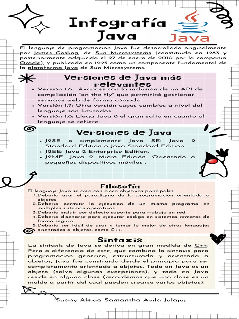 Infografía Java | PDF