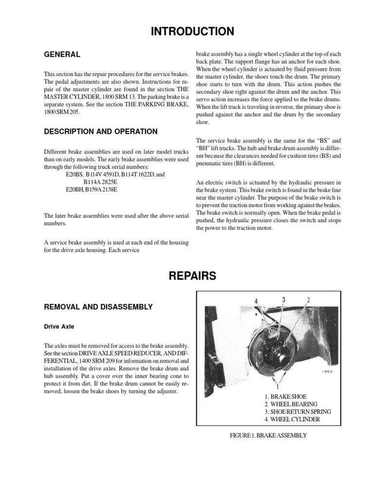 Service Brakes | PDF | Brake | Mechanical Engineering