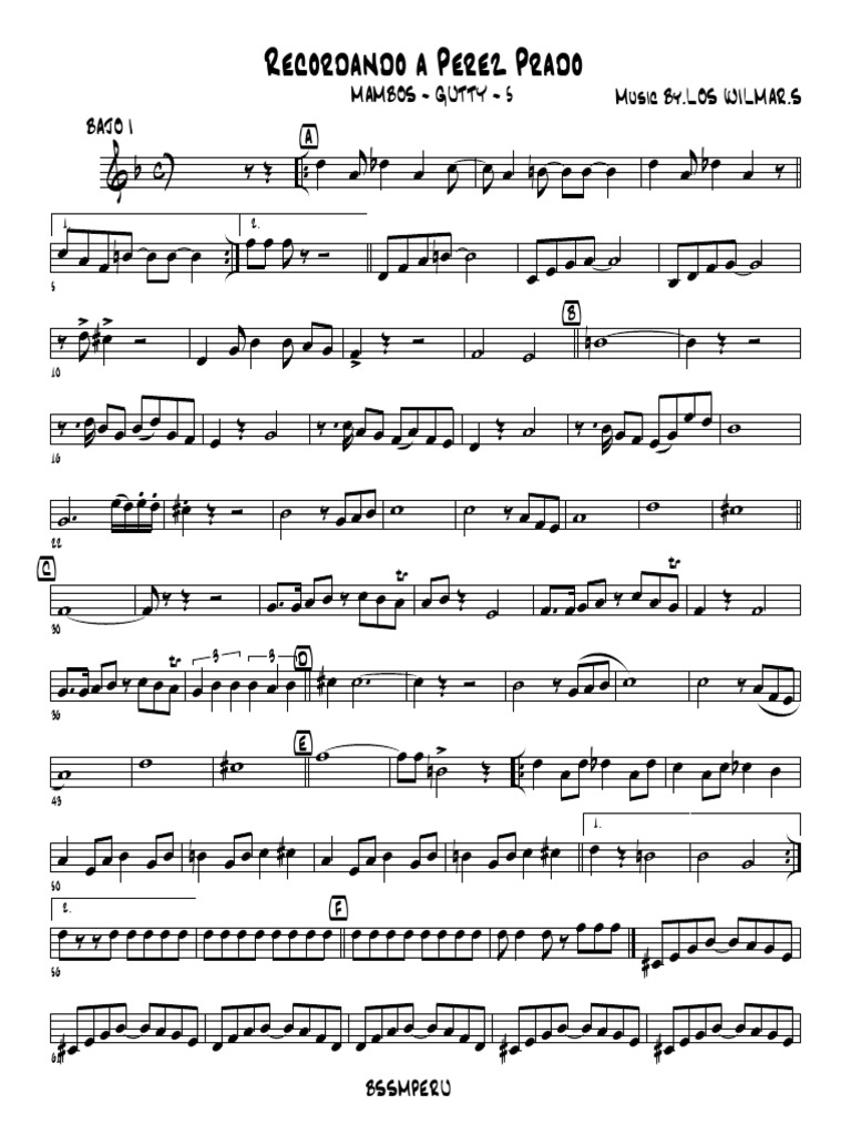 Recordando A Perez Prado | PDF