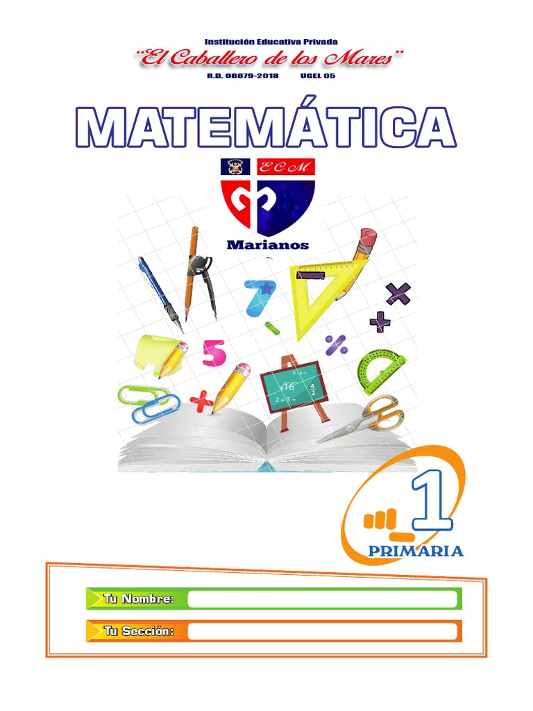 1 Libro Matemática 1° Primaria | PDF | Sustracción | Matemáticas