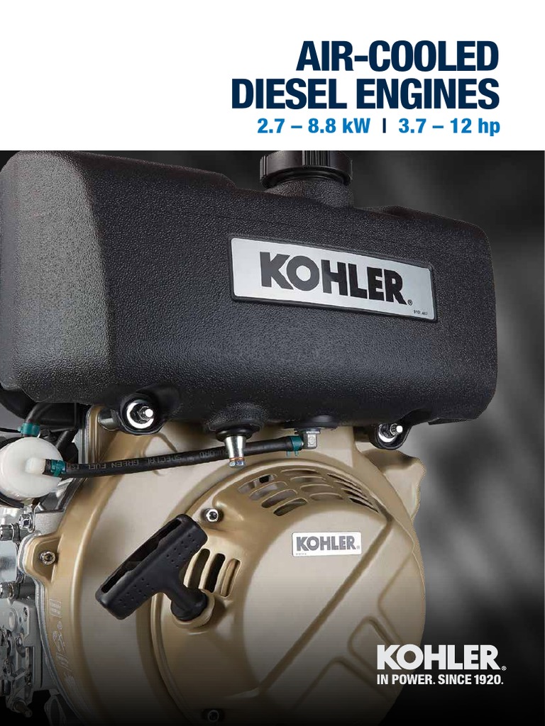 Air-Cooled Diesel Engines Overview | PDF | Diesel Engine | Horsepower