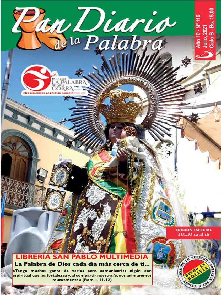 12 Al 18 Julio Pan Diario de La Palabra | PDF | María, madre de Jesús ...