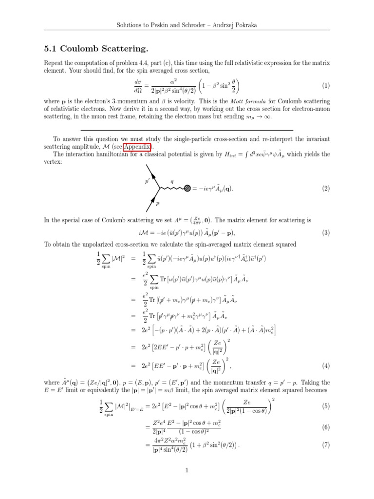 Chap 5 | PDF | Cross Section (Physics) | Momentum