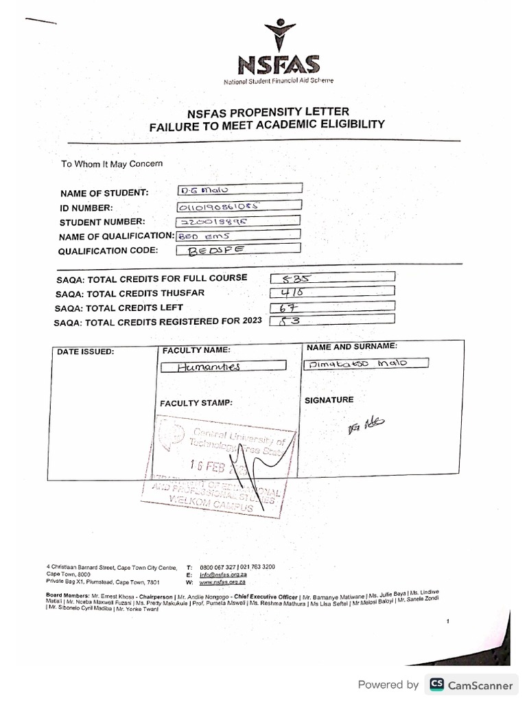 Malo's Propensity Letter | PDF