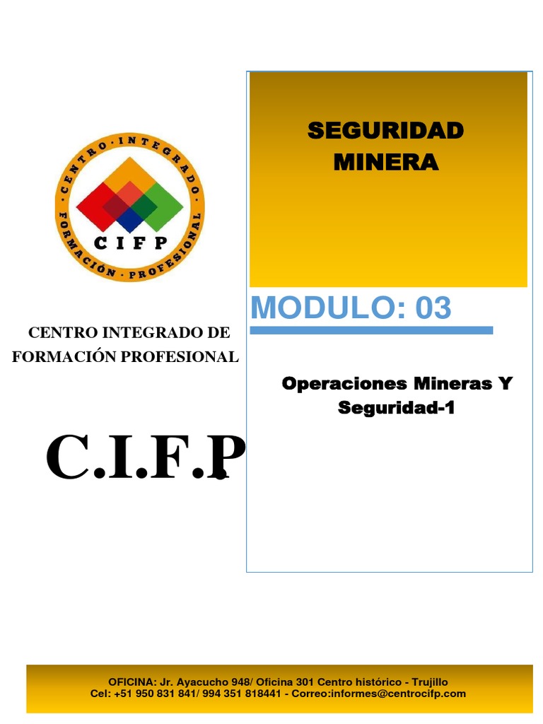 MODULO 03 - Operaciones Mineras Y Seguridad | PDF | Minería | Transporte