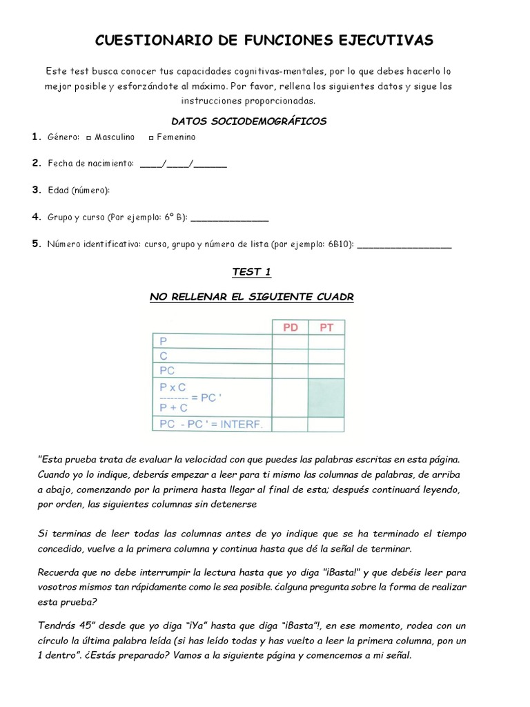 Cuestionario Mediciones 2021-2022 Fun - Ejec | PDF | Rojo