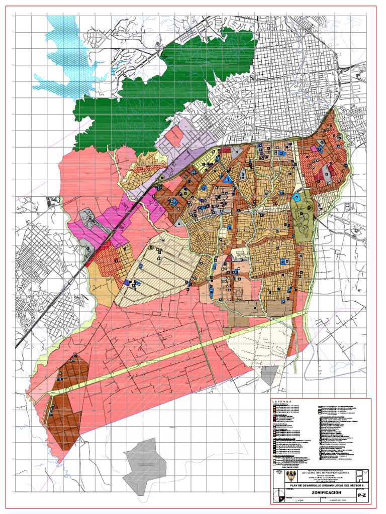 Plano de Zonificación Del Sector 6 | PDF