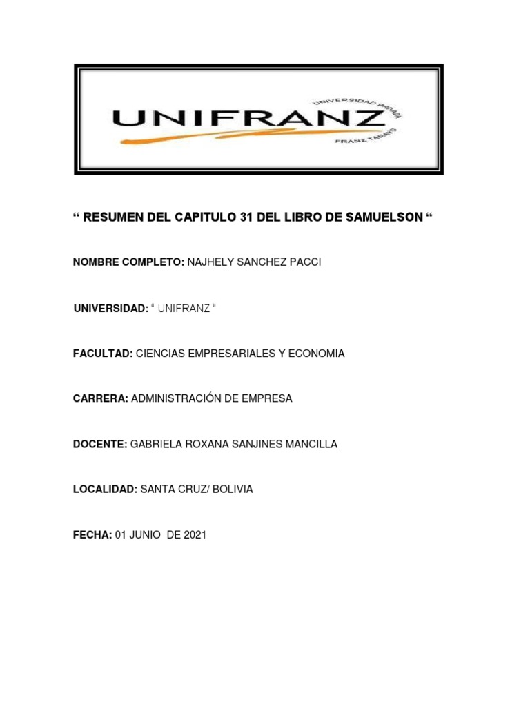 Oferta y Desempleo en Samuelson | PDF | Ciencias sociales