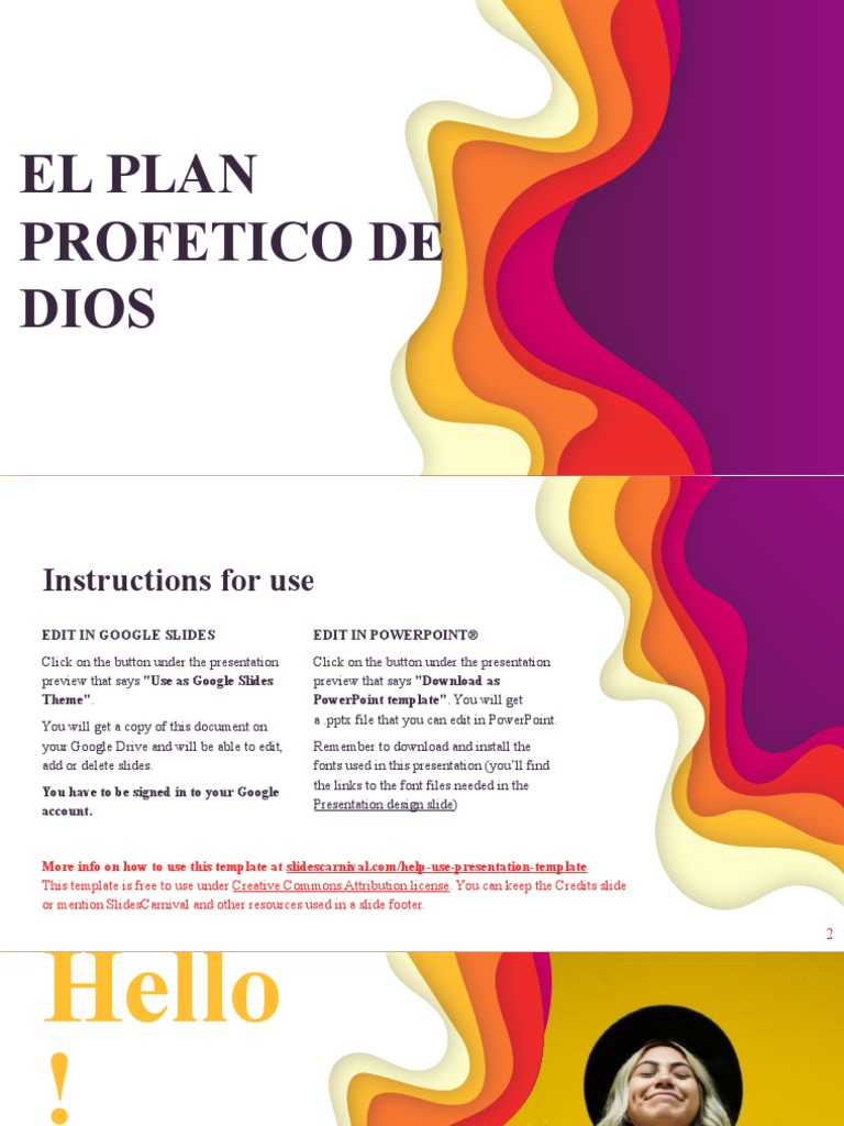 El Plan Profetico de Dios | PDF | Color | Microsoft Power Point