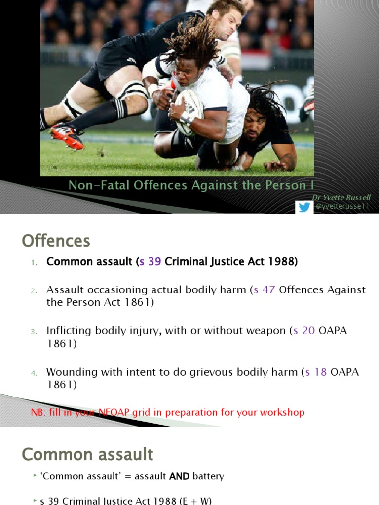 Law Students' Guide to Assault | PDF | Assault | Battery (Crime)