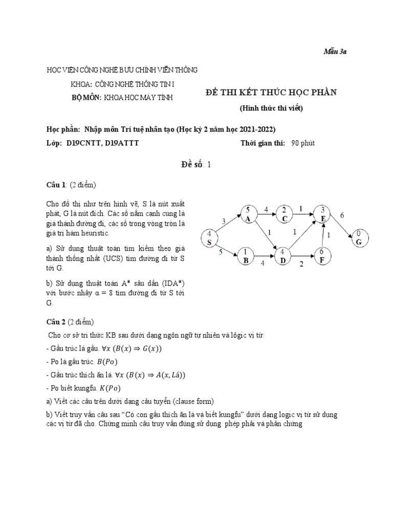 TTNT-HK2 - 2021-2022 - de 1 | PDF