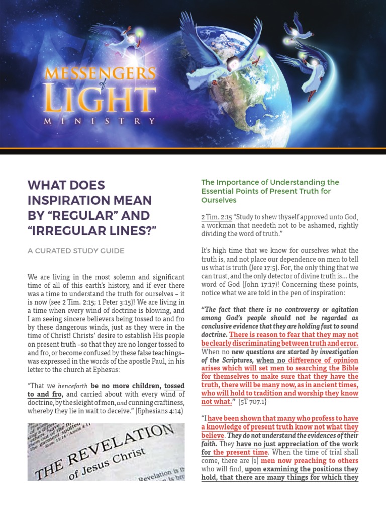 Regular vs. Irregular Lines (MOL) | PDF | Faith | Bible