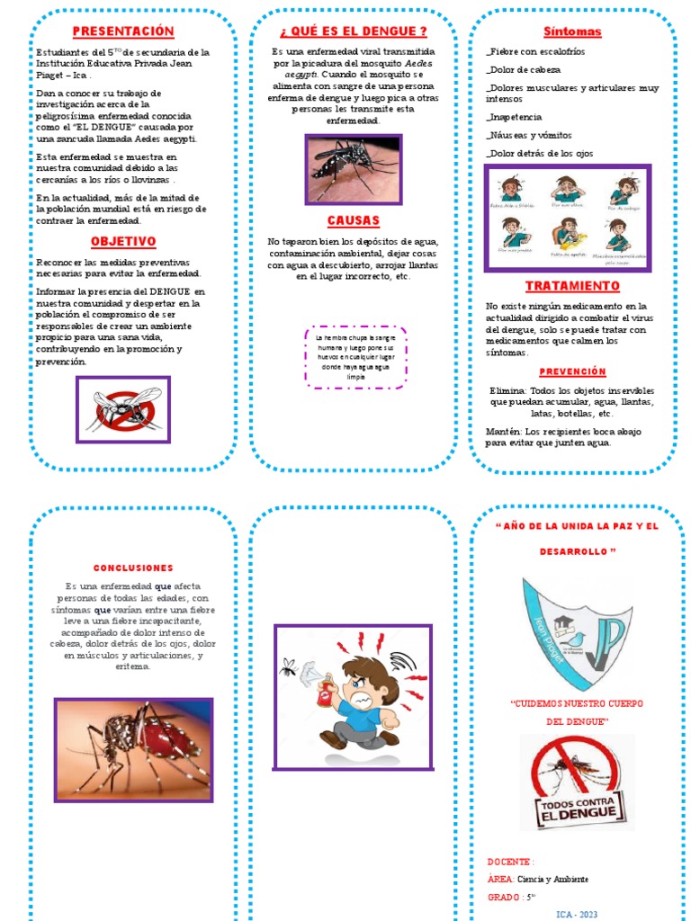 Prevención y Síntomas del Dengue | PDF | Especialidades Medicas ...
