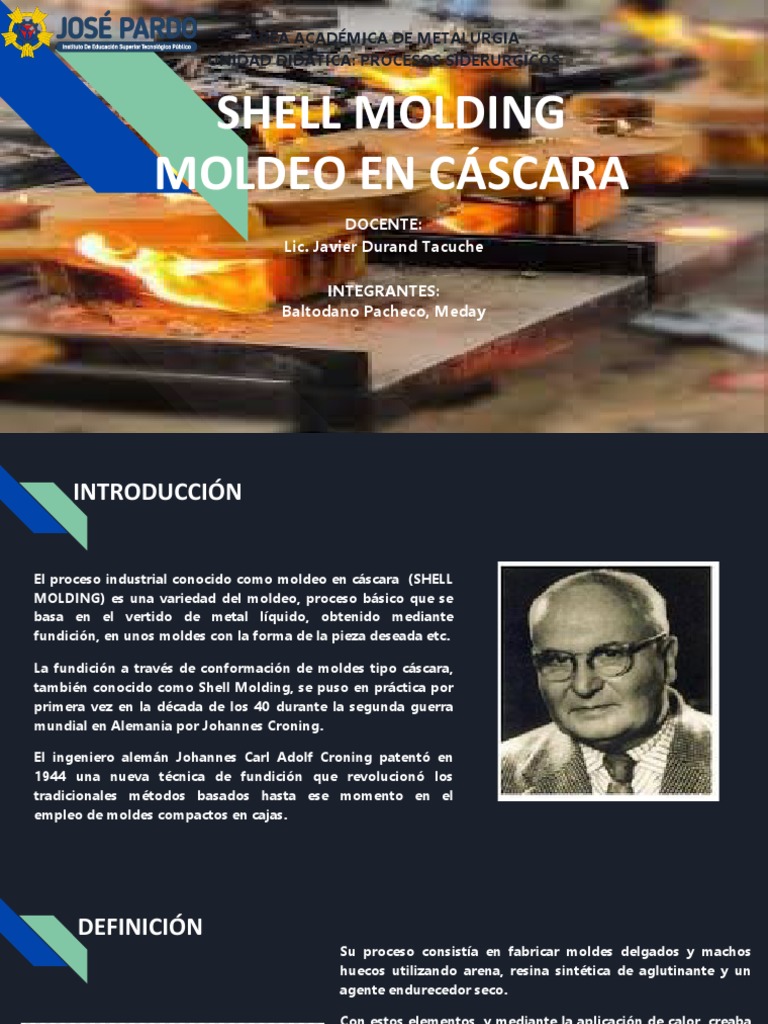 Expocision Shell Molding o Moldeo en Cáscara 2022 | PDF | Ciencia de ...