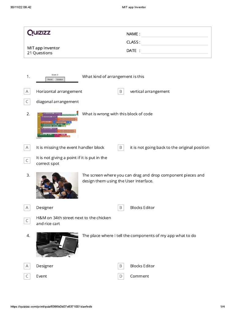 Mit App Inventor Pdf Application Software Computer Programming