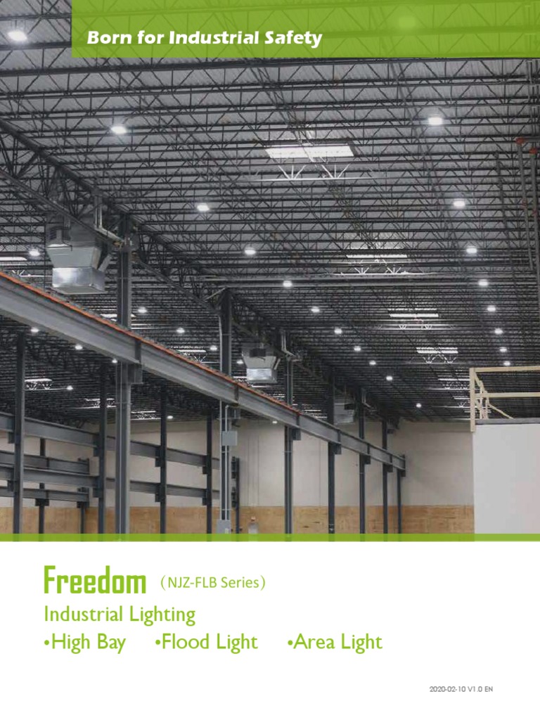 Cutsheet Freedom LED Highbay&Floodlight FLB | PDF | Lighting | Light Emitting Diode