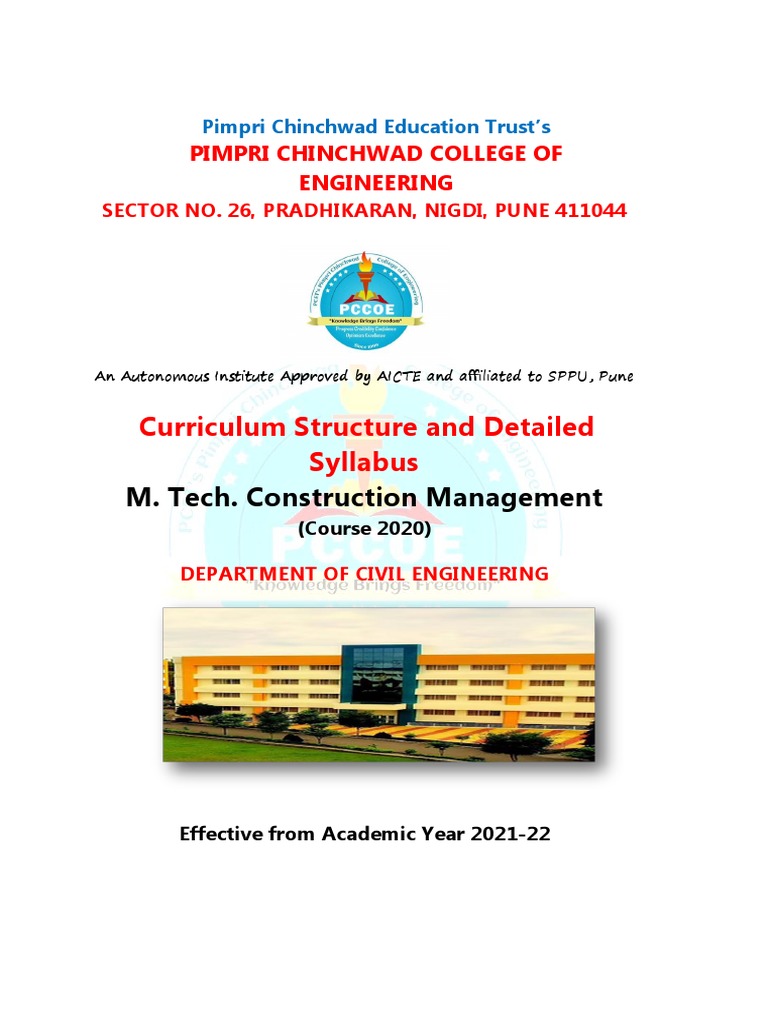 M.tech Civil Syllabus | PDF | Statistics | Deep Foundation