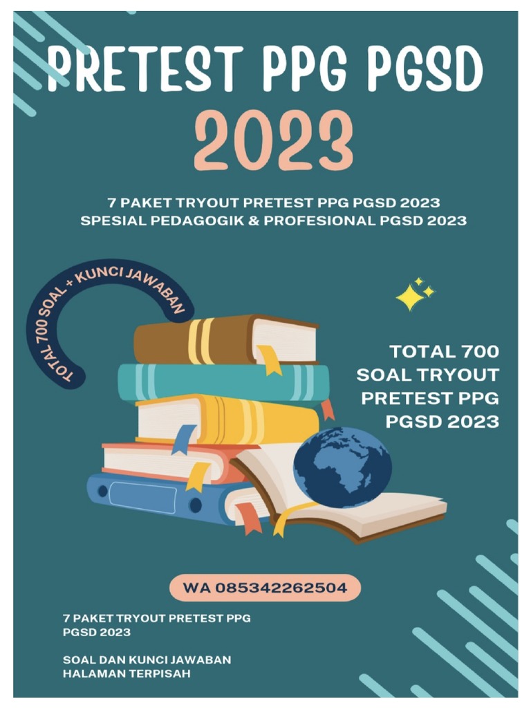 Pretest PPG PGSD 2023 Pedagogik Dan Profesional | PDF