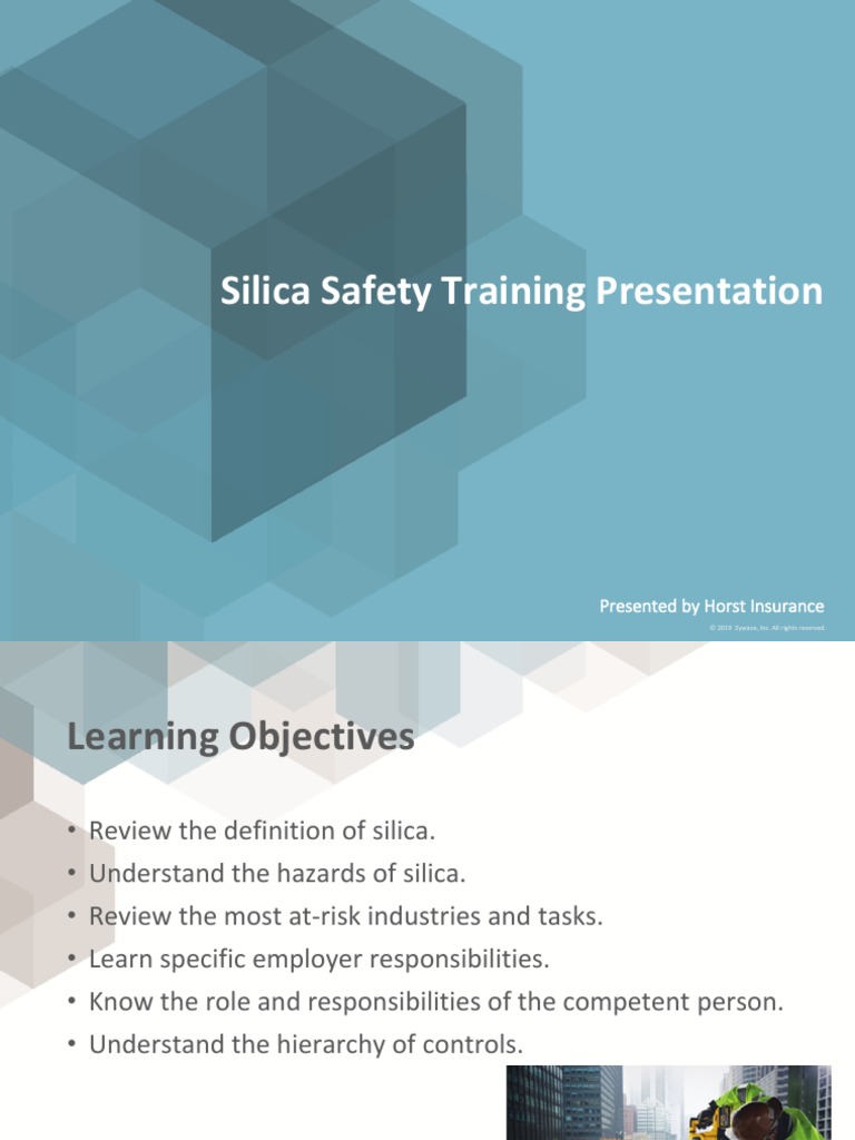 Silica Safety Training Presentation | Download Free PDF | Occupational ...
