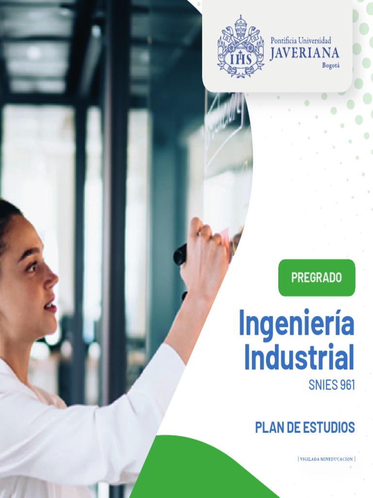Plan De Estudios Carrera De Ingeniería Industrial Octubre 2022
