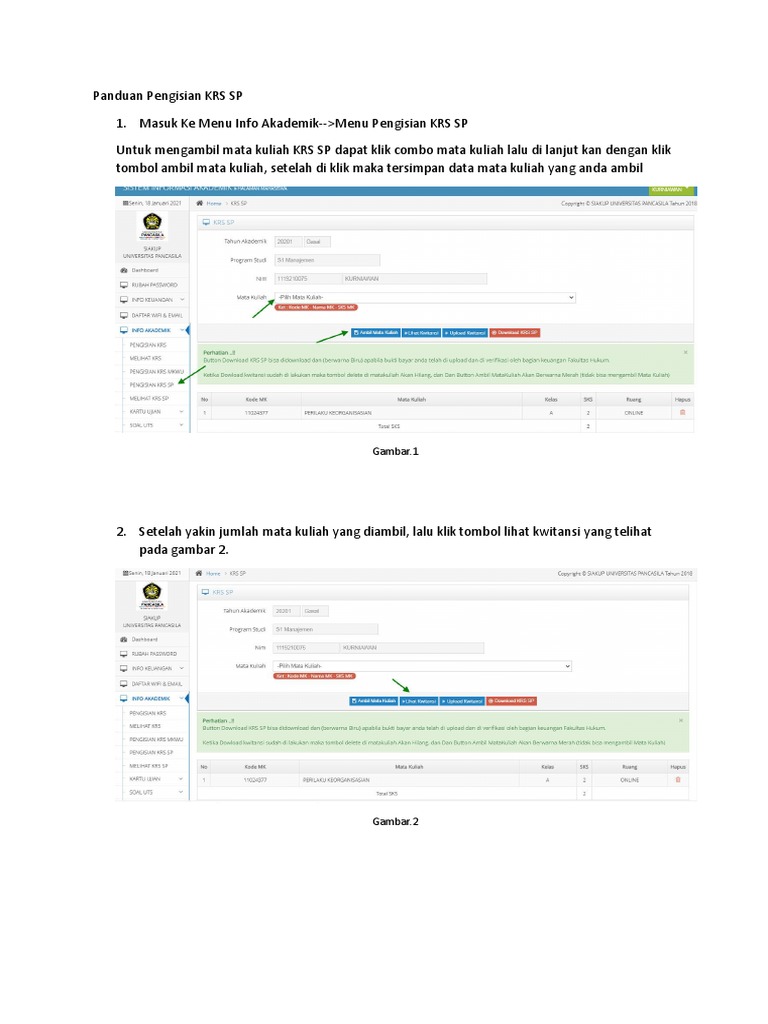 Panduan Pengisian KRSSP | PDF | Bisnis