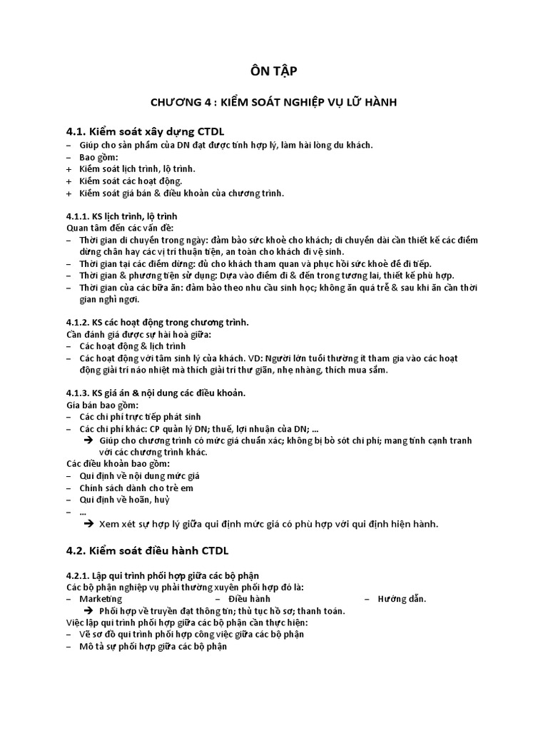 ÔN TẬP C4 C5 | PDF