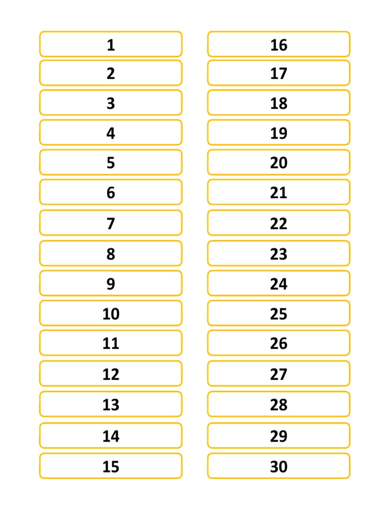 Raffle Numbers | PDF