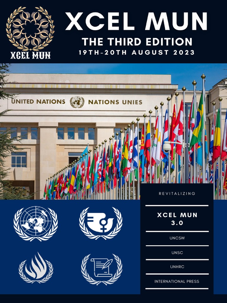 Xcel Mun Brochure | PDF | United Nations | International Relations
