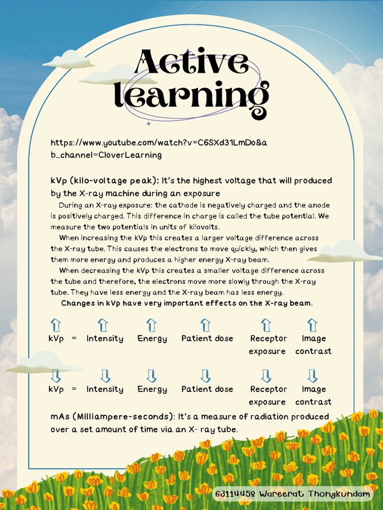 Active Learning: KVP (Kilo-Voltage Peak) : It'S The Highest Voltage ...
