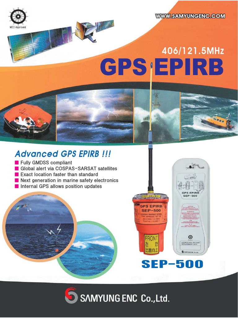 SEP-500 GPS EPIRB Specifications | PDF | Telecommunications | Wireless