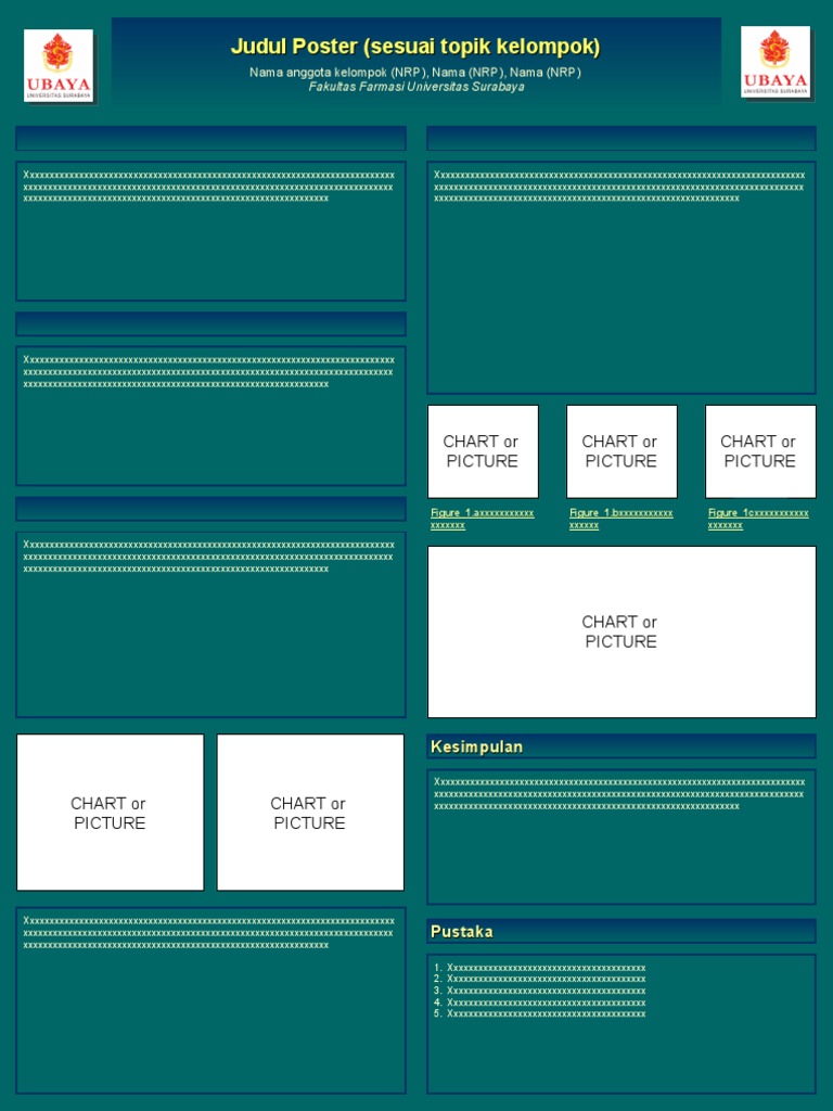 Template Poster Tinggi 60 X Lebar 45 CM | PDF