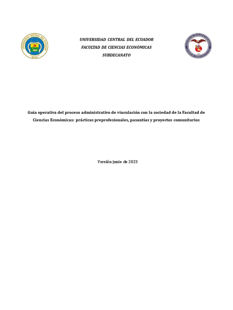 Guia Vinculacion Fce2023-Signed-signed | PDF | Planificación | Sociedad
