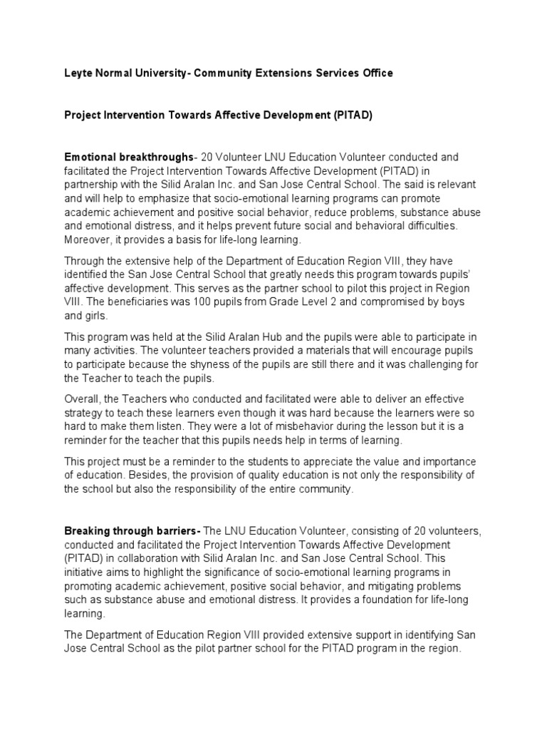 Leyte Normal University | Download Free PDF | Teachers | Learning