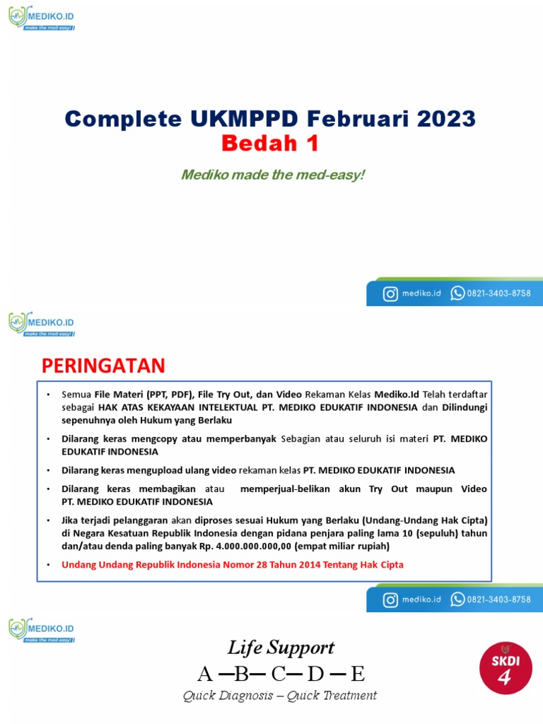 Bedah 1 Kelon Complete Februari 2023 | PDF