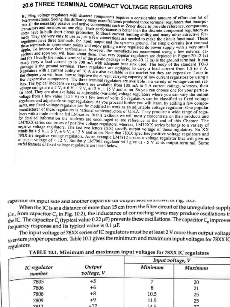 LM78XX Ic Regulator | PDF