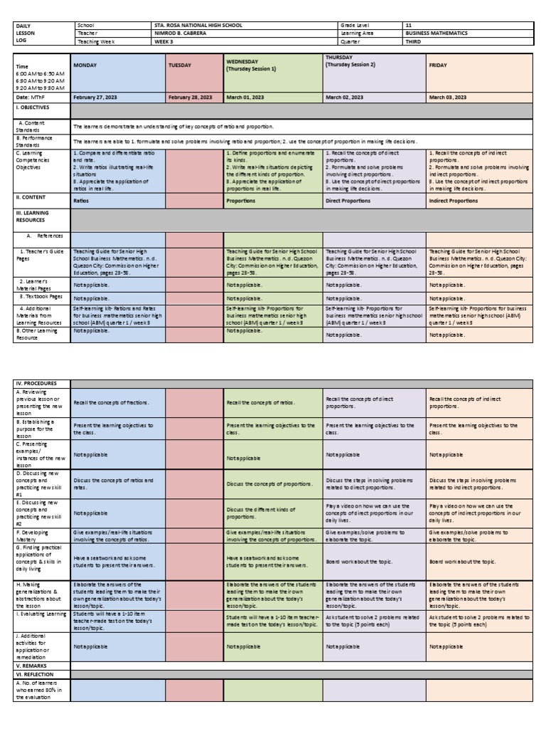 BM - DLL - Week 3 | PDF | Mathematics | Learning