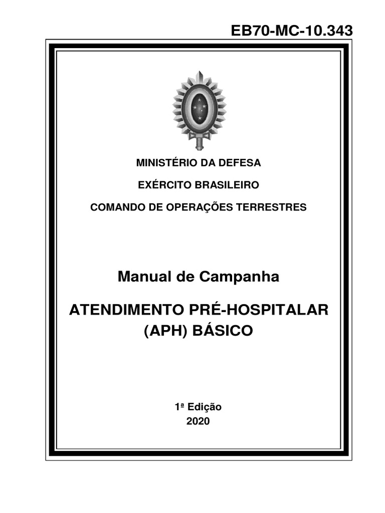 Manual de APH EB 2020 | PDF | Artéria | Choque (circulatório)