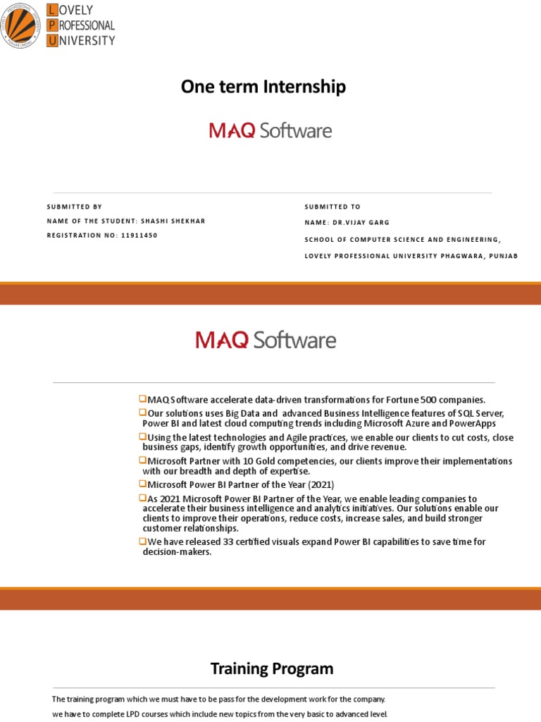 Internship | PDF | Databases | Microsoft Azure